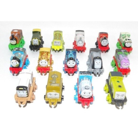 Mattel | Toys | Thomas Friends Tiny Trains Set Of 5 Approx 2 Long Each ...